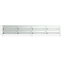 B-017 8er Edelstahl V2A Wandbriefkastenanlage Aufputz