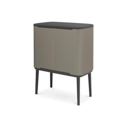 Brabantia Abfalleimer, Grau, Kunststoff, 36 L, K&uuml;chen, K&uuml;chenausstattung, M&uuml;lleimer