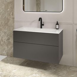 Villeroy & Boch Villeroy & Boch Somera Schrank mit Waschtisch B: 100 T: 50 cm, 2 Ausz&uuml;ge, 5A72A2R1+B80600VR,