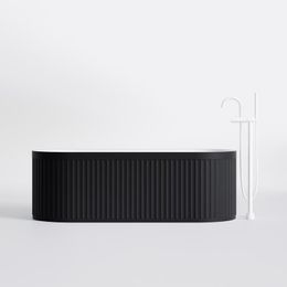 Steinberg 740 freistehende Badewanne, oval, 740 8010 SW,