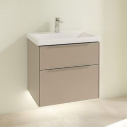 Villeroy & Boch Villeroy & Boch Subway 3.0 Schrank mit Waschtisch, 2 Ausz&uuml;ge, 4A7066R1+C576L0VM,