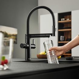 Blanco Evol-S Pro K&uuml;chenarmatur f&uuml;r Soda- und Filtersystem, schwenkbar, 526629,