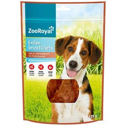 ZooRoyal Entenbrustfilets Hundesnacks ohne Zucker 125g