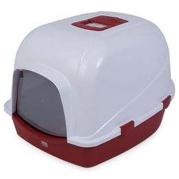 Europet-Bernina Katzentoilette Eclipse L - 56x70x46cm rot