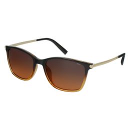 Esprit 40024 | Unisex-Sonnenbrille | Fassung: Vollrand, Butterfly, Nickelsilber, Braun Verlaufend | Glasfarbe: Braun Verlaufend
