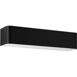 Eglo Wandleuchte "Sania 4 Wandlampe, Wandspot, Aluminium, Up and Down Leuchte, Flurlampe", 1, H: 8cm, 1 Stk.schwarz, Wohnzimmer, Leuchten,