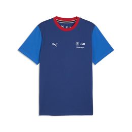 Puma Herren T-Shirt "BMW M MOTORSPORT Essentials T-Shirt Herren"pro blau m color, Gr. M, clean, Obermaterial: 100% Baumwolle. Rippe: 80% Baumwolle,