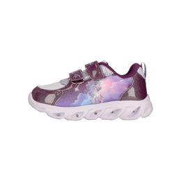 ZIGZAG M&auml;dchen Klettschuh "Ronda", Gr. 31weinrot, lila, Lederimitat, Schuhe, mit LED-Lichtern