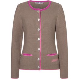 LIEBLINGSST&Uuml;CK Lieblingsst&uuml;ck Strickjacke ZaraL Taupe (Gr&ouml;&szlig;e: 36)