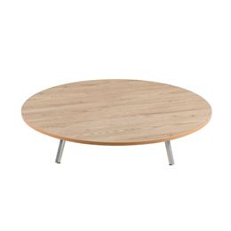 Runder Klapptisch in Holzoptik