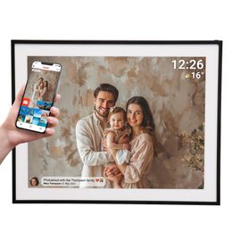 Denver PFF-1970 digitaler Bilderrahmen &ndash; 19", Frameo, 32GB, schwarz