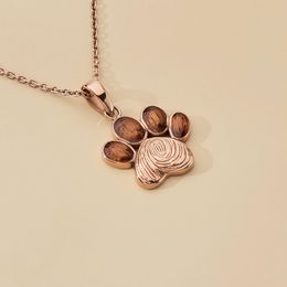 Holzkern Halsketten Damen Ros&eacute; und Koa