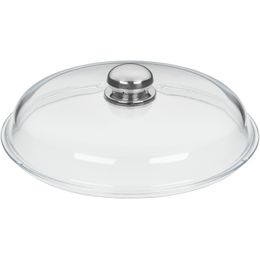 Glasdeckel Silit mit Metallknauf