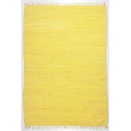 Theko Teppich HAPPY COTTON gelb
