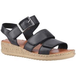 Hush Puppies Eliana Sandale Leder Damen schwarze Sandalen