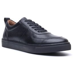 Hush Puppies Ciro Leder Herren Schwarz Sneaker