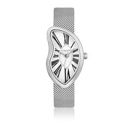 CLARE MOSS Damen Quarzuhr "CMA3-B014S", silber, Armbanduhren