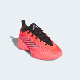 M&auml;dchen Basketballschuh "BELIEVE THAT 1 J", adidas Performance, Gr. 38,5solar turbo, core schwarz, slate, Synthetik, Textil, Schuhe, f&uuml;r Kinder &