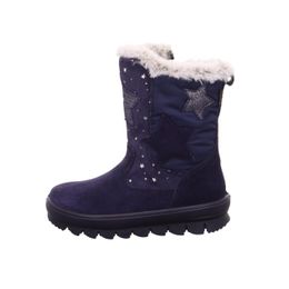 Superfit Damen Winterstiefel "FLAVIA, WMS: mittel", Gr. 37dunkelblau, Textil, Veloursleder, Schuhe, Boots mit GORE-TEX-Ausstattung, Gr&ouml;&szlig;enschablone
