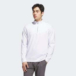 Herren Sweatshirt "ULT CLASSIC QZ"wei&szlig;, Gr. XXXL, adidas Performance, Obermaterial: 79% Polyester, 21% Elasthan, Sweatshirts