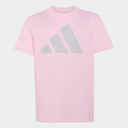 M&auml;dchen T-Shirt "ESSENTIALS KIDS"clear pink, lgh solid grau, Gr. 164, adidas Sportswear, Obermaterial: 100% Baumwolle, Shirts, f&uuml;r Kinder und Teens,