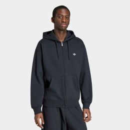 Herren Kapuzensweatshirt "ESS FZ HD"schwarz, Gr. S, adidas originals, Obermaterial: 82% Baumwolle, 18% Polyester, Sweatshirts, mit Kapuze und Kordel,