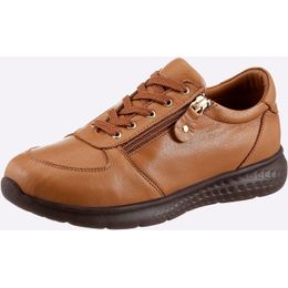 Andrea Conti Damen Schn&uuml;rschuh, Gr. 42cognac, Glattleder, Rindsleder, Schuhe