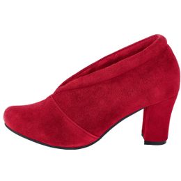 Andrea Conti Pumps, Rot, Gr. 37, Damen, Pumps, Material: Ziegenleder