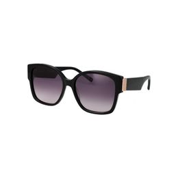 Ted Baker TB1767 Linia 001 gl&auml;nzend schwarz lila Sonnenbrille mit Farbverlauf