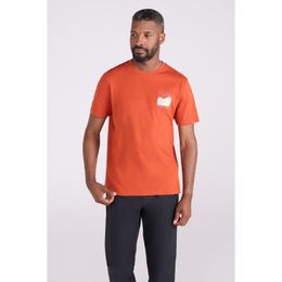 Mountain Warehouse - "Conquer New Heights" T-Shirt f&uuml;r Herren (Rostfarben)