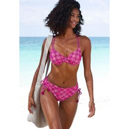 VIVANCE BY LASCANA B&uuml;gel-Bikini-Top 'Cheerio' pink Gr. 38 Cup B. Mit B&uuml;gel. Nachhaltig.