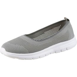 Andrea Conti Damen Ballerina grau Gr&ouml;&szlig;e 36