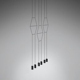 Vibia Wireflow Pendelleuchte LED 6-flammig, 032504/1B,