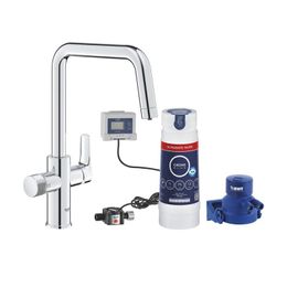 Grohe Blue Pure K&uuml;chenarmatur Starter Kit mit Filtersystem, schwenkbar, 30594000, Starter Kit