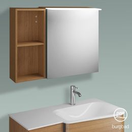 Burgbad Badu Spiegelschrank, 1 T&uuml;r, SFTW090RF3698T0000G0196,