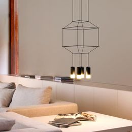 Vibia Wireflow Pendelleuchte, LED 4-flammig, 031204/1A,