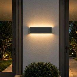 GEA LUCE GES Wandleuchte abgerundet, LED, GES884C,