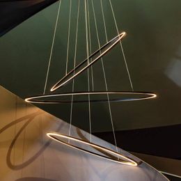 NEMO Ellisse Triple Pendelleuchte, LED, ELP LNW 57,