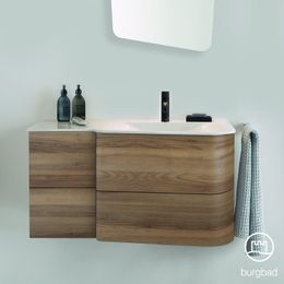 Burgbad Badu Schrank mit Waschtisch, 4 Ausz&uuml;ge, SFUG092RF3699C0001G0196,