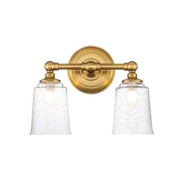 Elstead Lighting Huguenot Lake Wandleuchte, G9 2-flammig, FE-HUGOLAKE2BATH-BB,