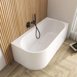 rivea Maila corner Eck-Badewanne L: 166 B: 80 cm, Raumecke links, BR0077WH,