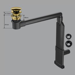 preotec Raumsparm&ouml;belsiphon f&uuml;r Waschtisch und Konsolenplatte bis 4 cm,, PR2000+PR2001+PR2100GG#NEW,