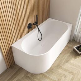 rivea Maila corner Eck-Badewanne L: 166 B: 80 cm, Raumecke rechts, BR0078WM,