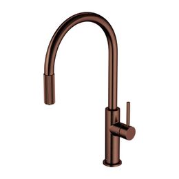 Omnires SWITCH K&uuml;chenarmatur mit Filtersystem, ausziehbar, schwenkbar, SW9059-FD1ORB,