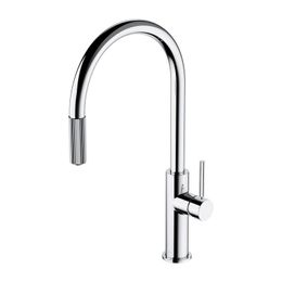 Omnires SWITCH K&uuml;chenarmatur mit Filtersystem, ausziehbar, schwenkbar, SW9059-FD1CR,