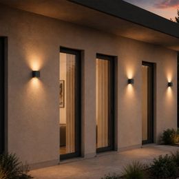 GEA LUCE GES Wandleuchte 2-flammig quadratisch, LED, GES866C,