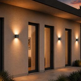GEA LUCE GES Wandleuchte 2-flammig quadratisch, LED, GES1024,