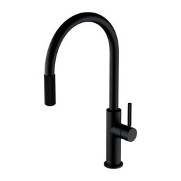 Omnires SWITCH K&uuml;chenarmatur mit Filtersystem, ausziehbar, schwenkbar, SW9059-FD1BL,