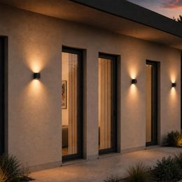 GEA LUCE GES Wandleuchte 2-flammig quadratisch, LED, GES863C,