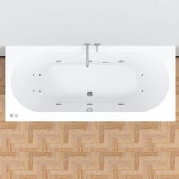 RIHO Carolina Rechteck-Whirlwanne, B057003005,